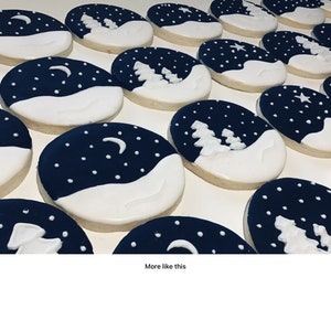 Winter Night Sugar Cookies, Winter Love, Quietness of Winter, Christmas ...