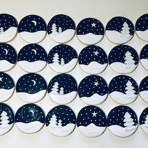 Winter Night Sugar Cookies, Winter Love, Quietness of Winter, Christmas ...