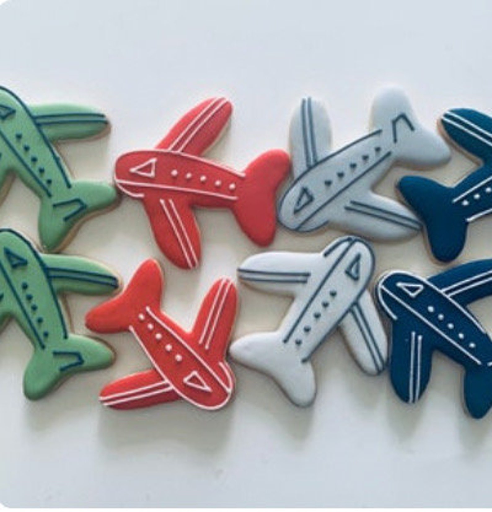 Aviation, Airplane Sugar Cookies, Pilot Gift, Baby Shower, Airplane ...