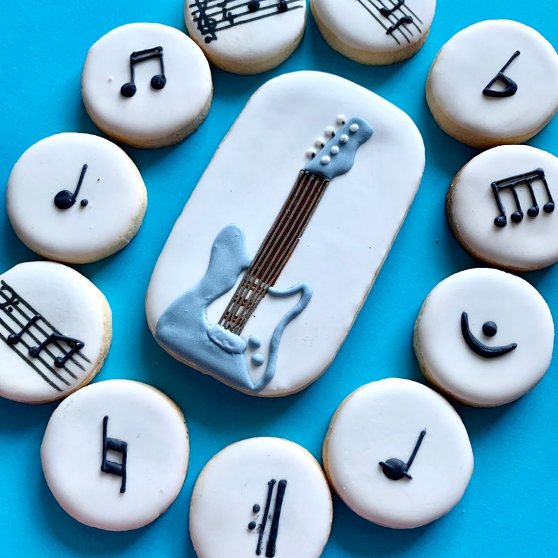 Music Themed Cookies - Etsy