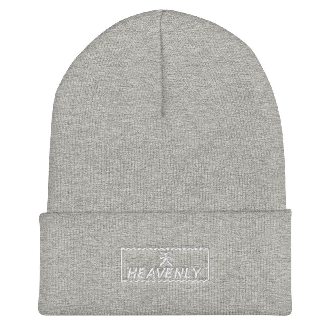 Heavenly Japanese Kanji Embroidered Cuffed Beanie - Etsy