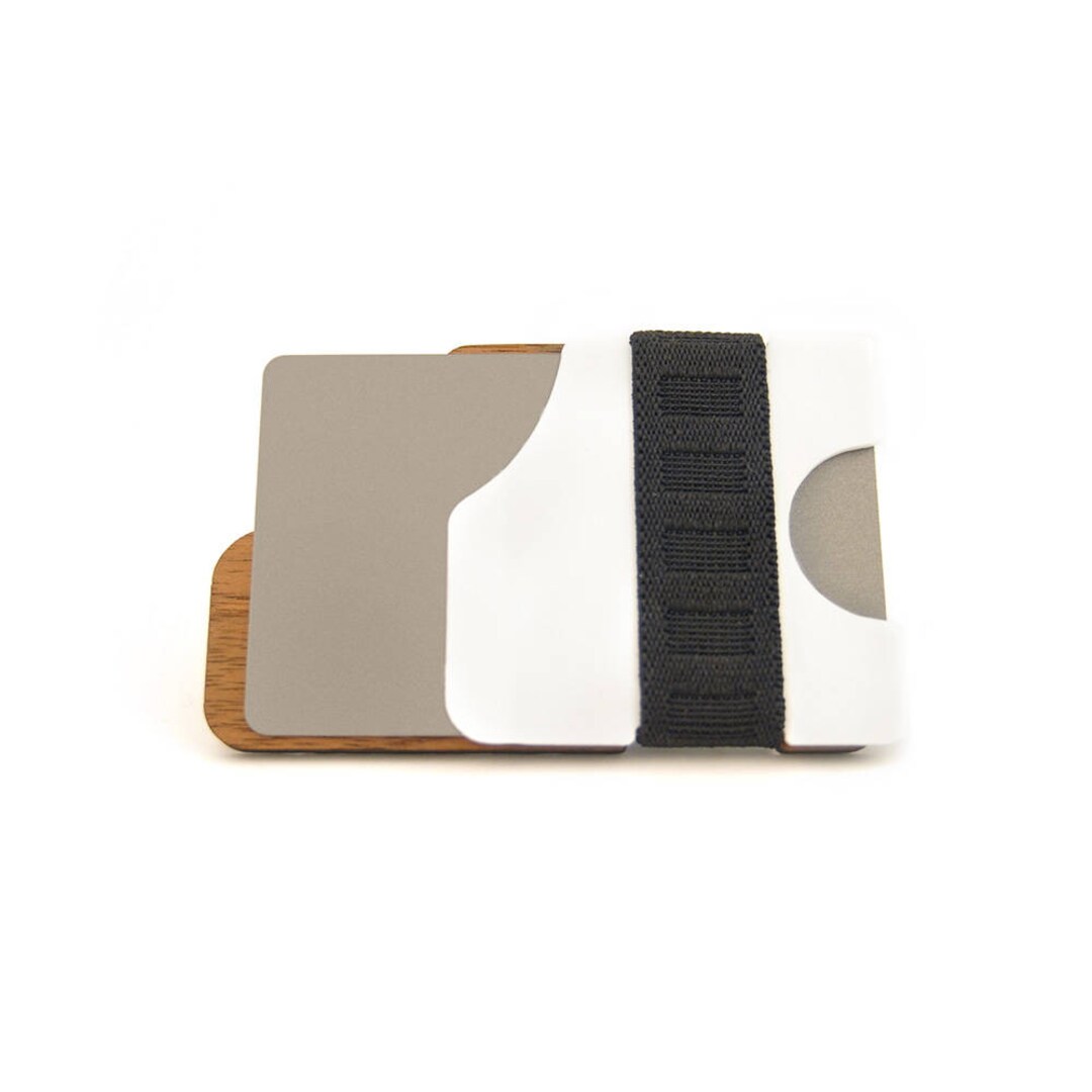 The Simple Walnut Minimalist Wallet - Card Holder, Slim, Beeswax Finish ...