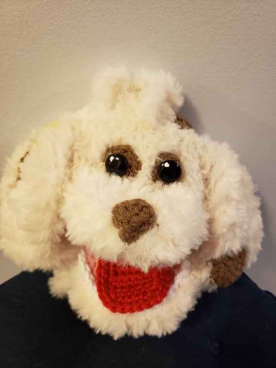 Hand Puppet Fuzzy Dog | Etsy