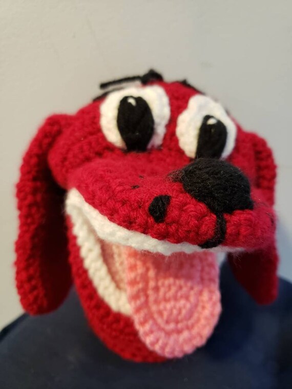 Big Red Dog Hand Puppet - Etsy
