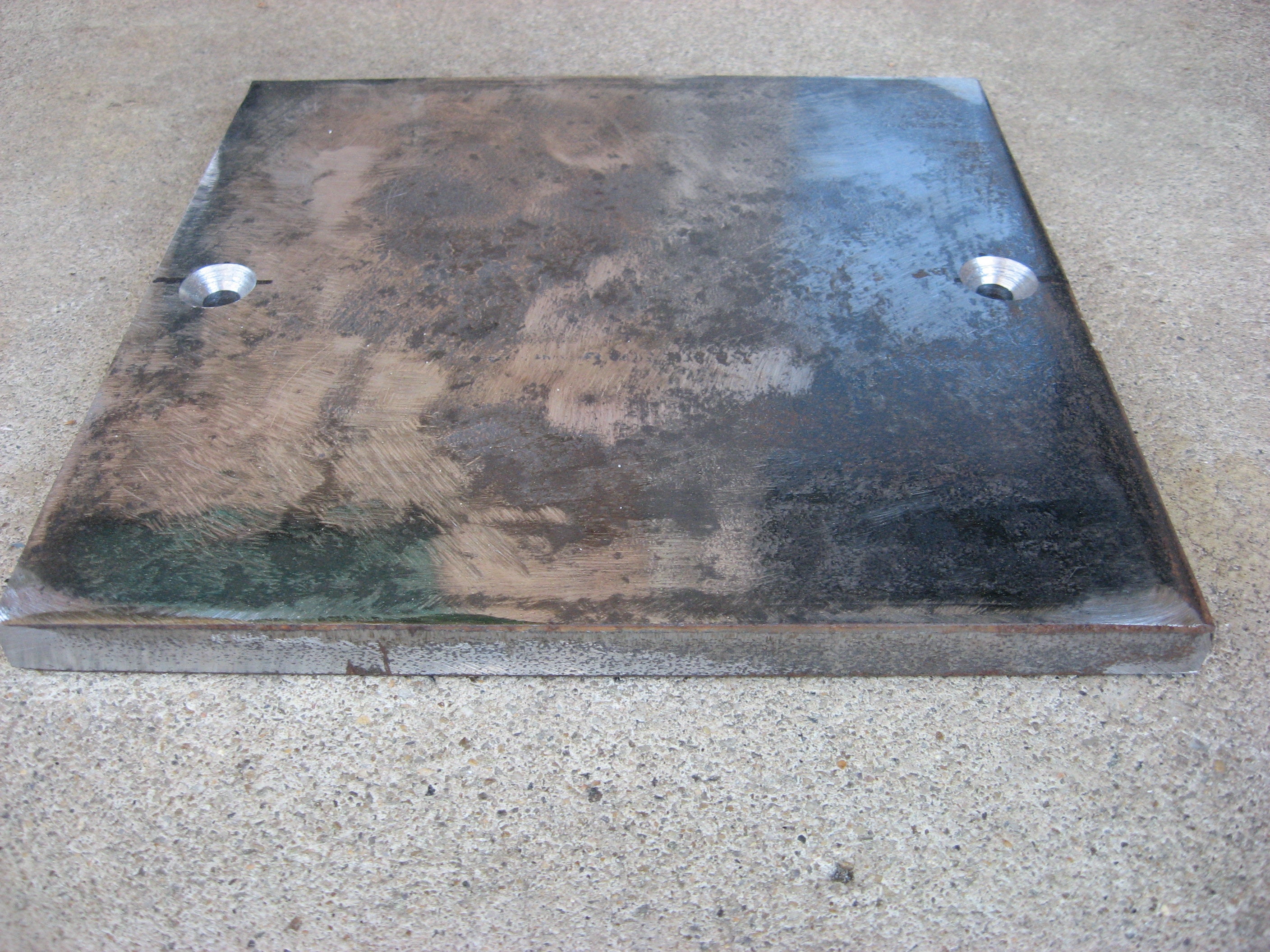 8 X 8 X 1/2" Steel Bench Anvil Plate - Etsy