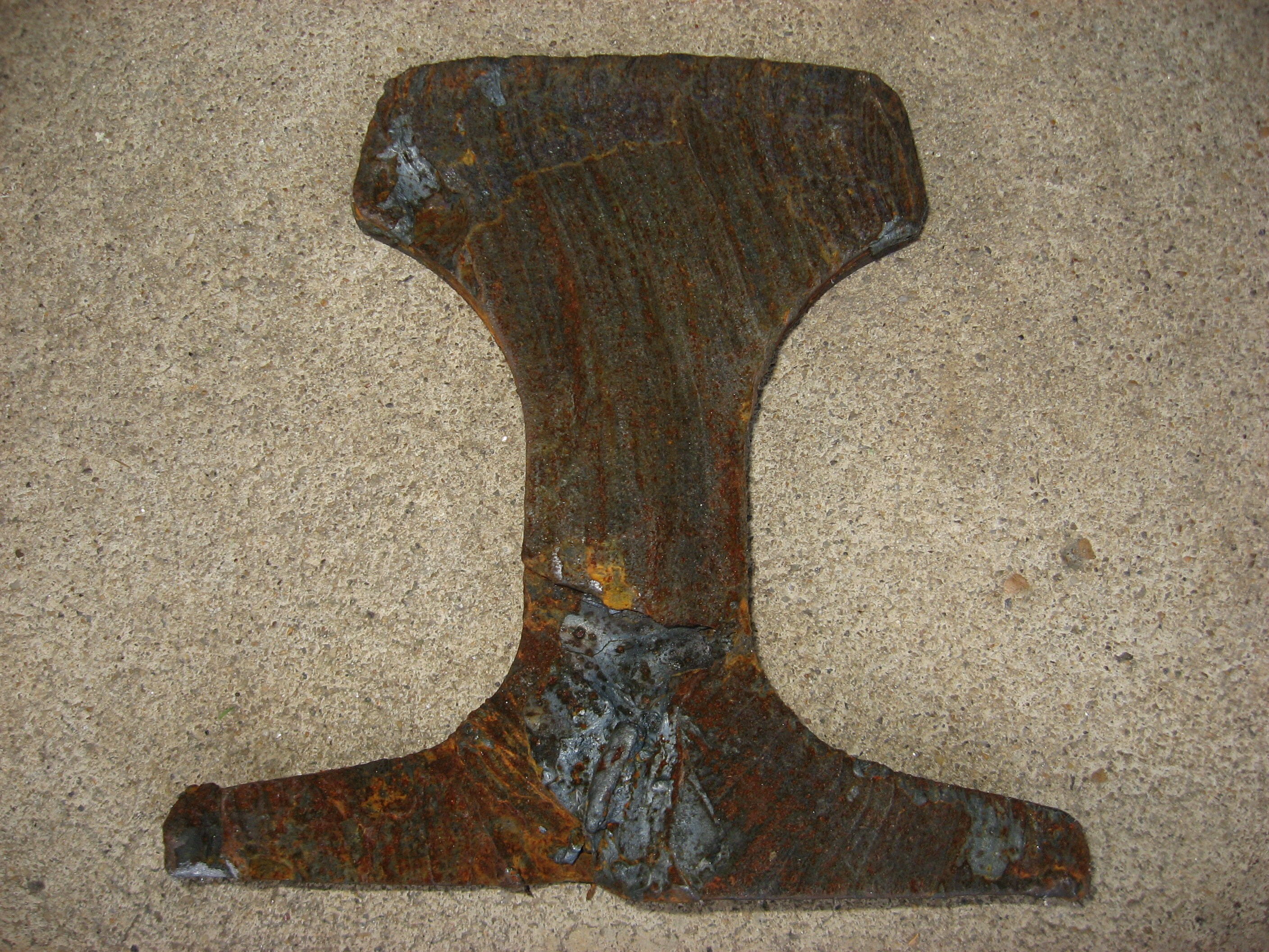 Crane Rail Track Remnant, Wide Head - Etsy