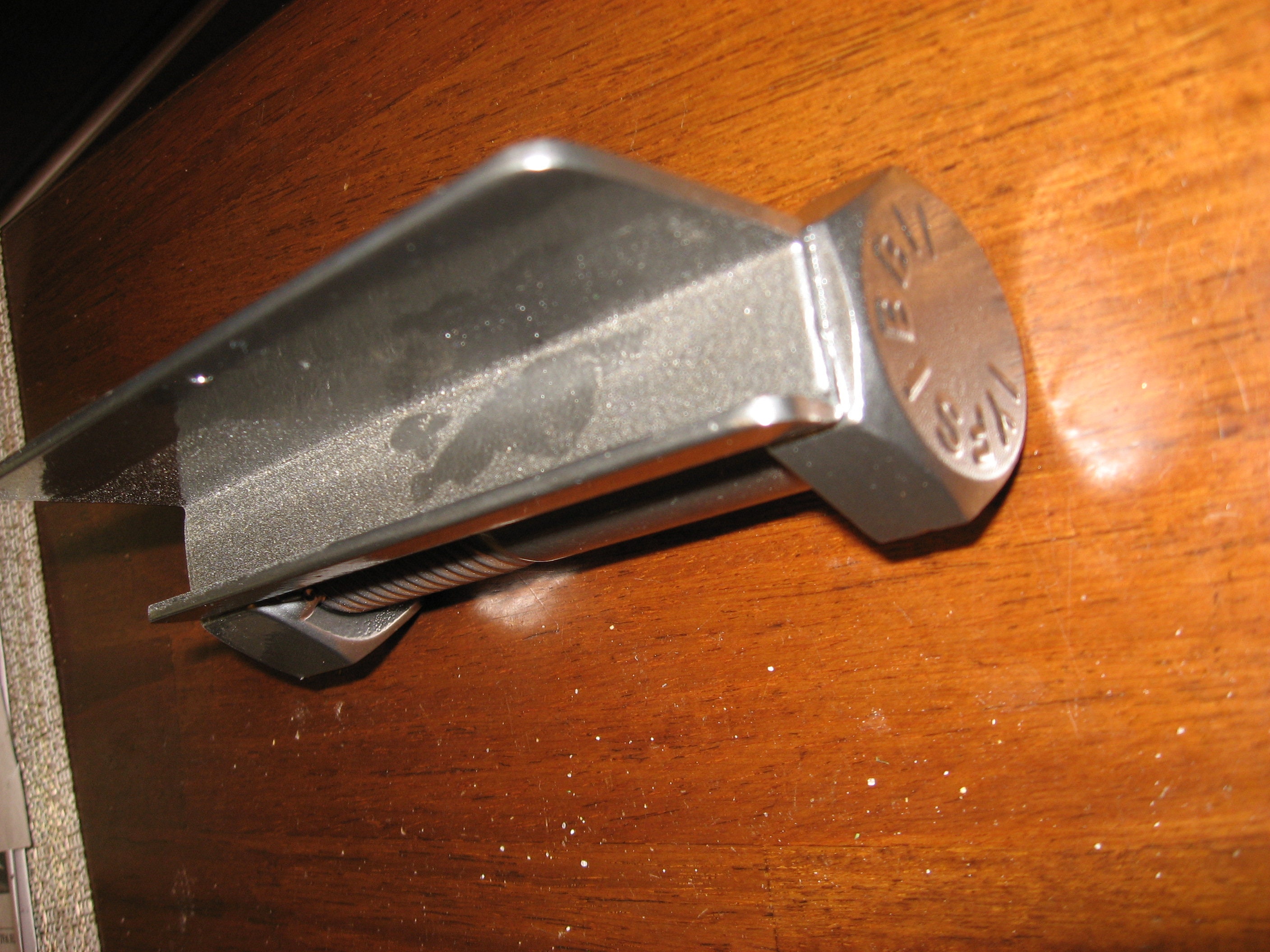 6" L Hex Bolt Business Card Holder, Black Chrome - Etsy