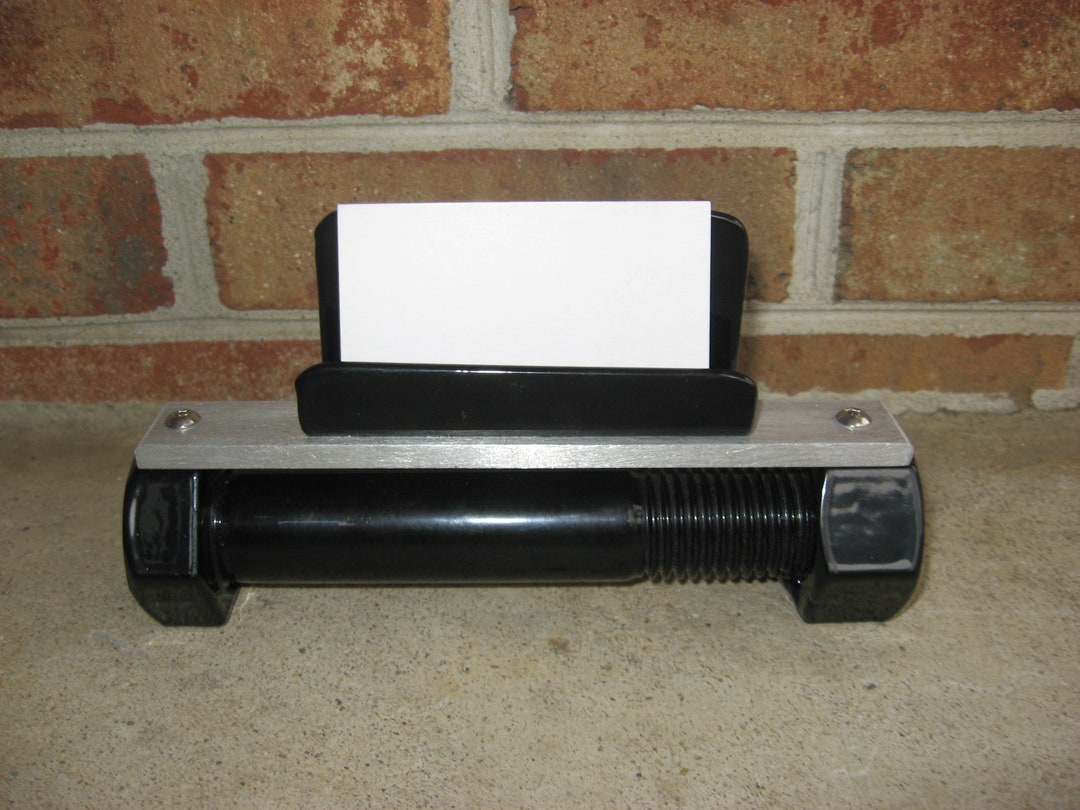8" Hex Bolt Business Card Stand - Etsy