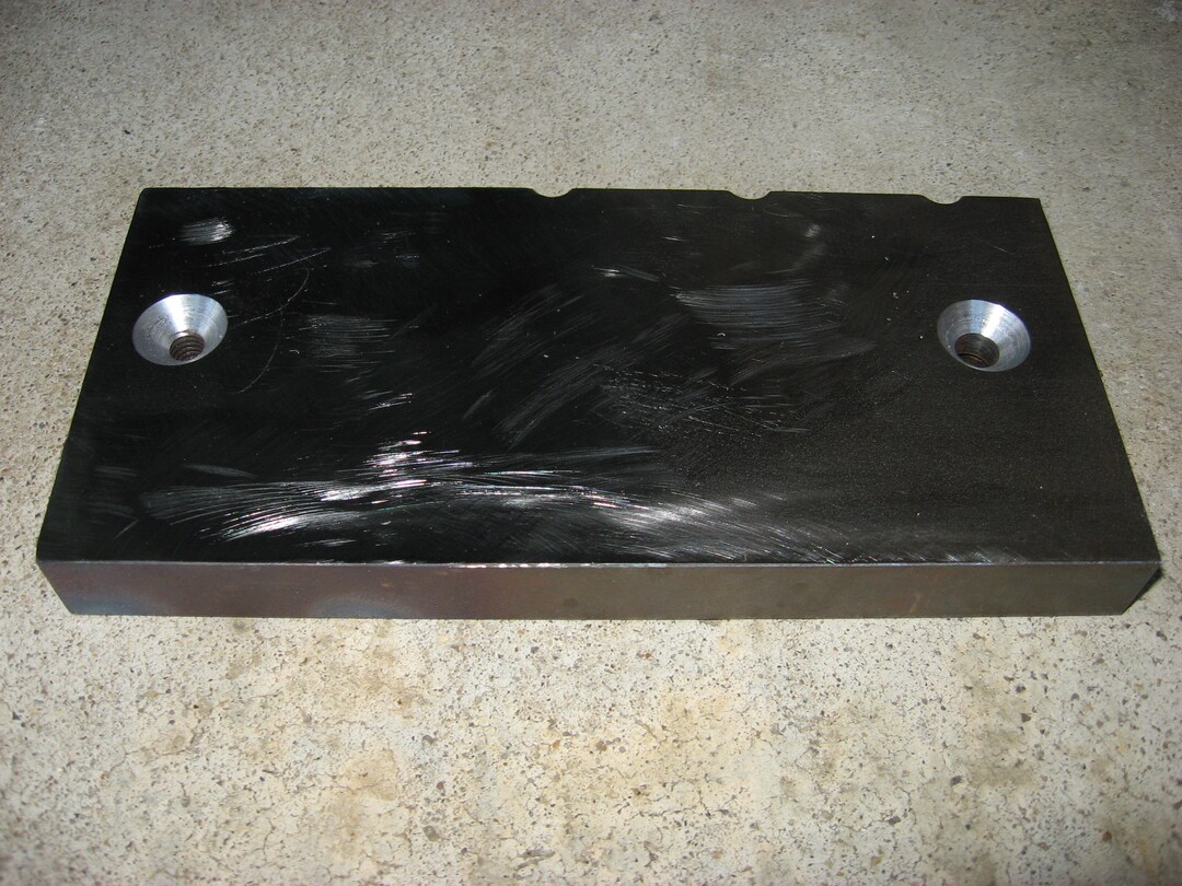 5 X 12" X 5/8" Steel Bench Plates - Etsy