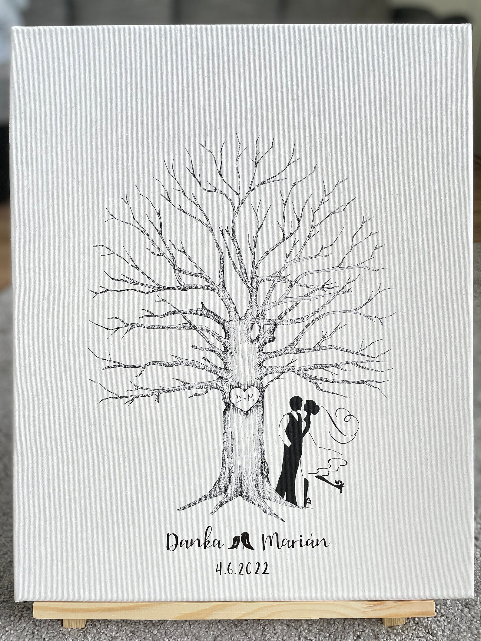 Personalised Wedding Tree 8 - Etsy