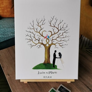 Personalised Wedding Tree 6 - Etsy