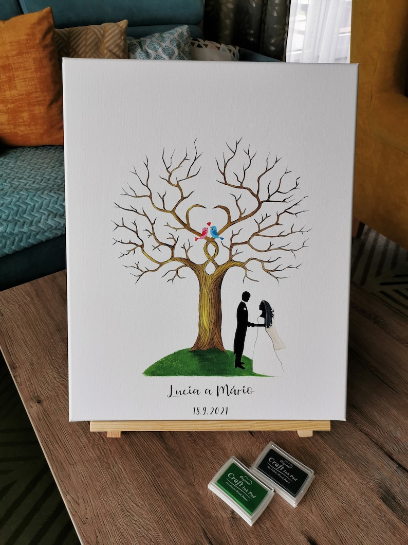 Personalised Wedding Tree 6 - Etsy