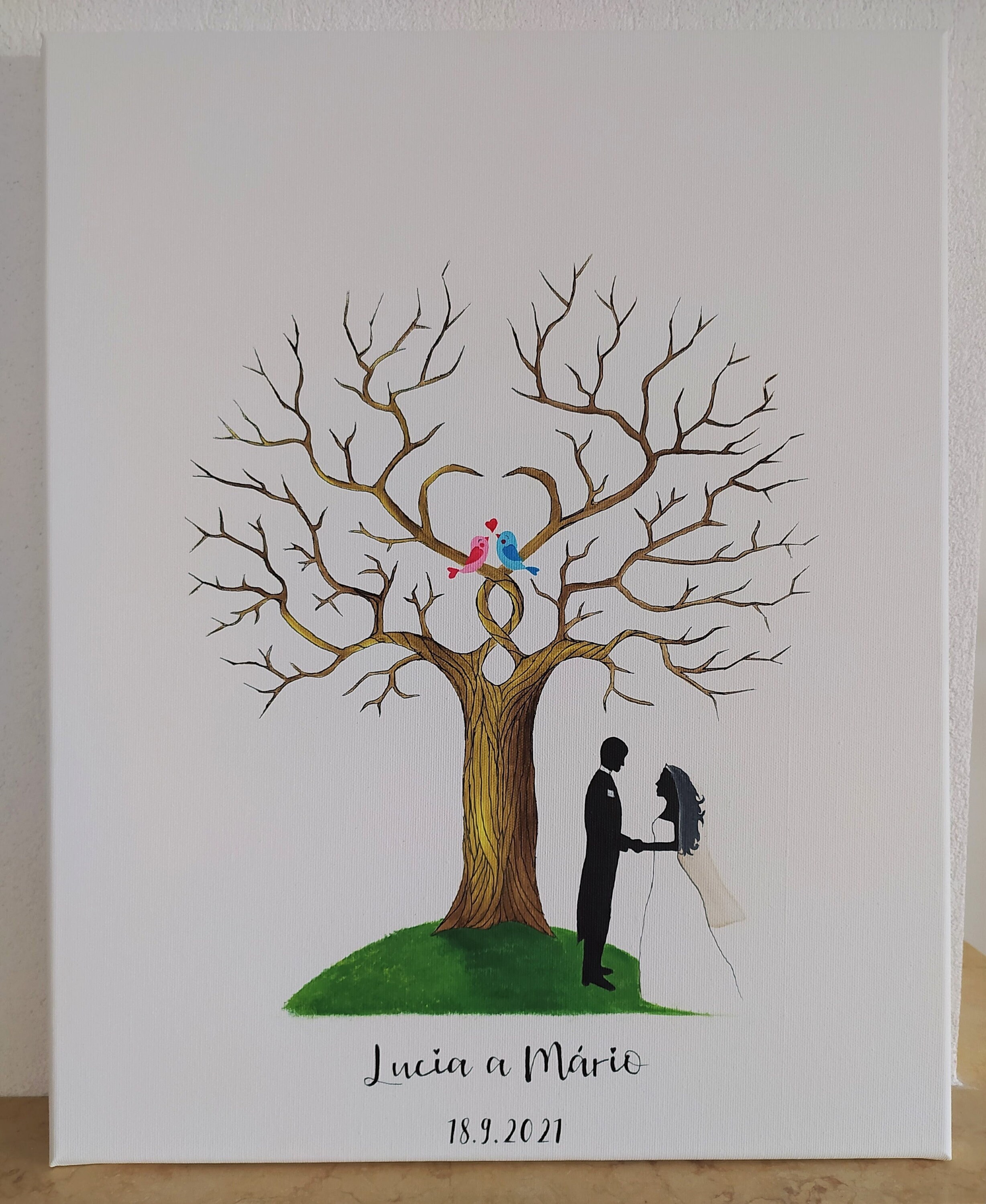 Personalised Wedding Tree 6 - Etsy