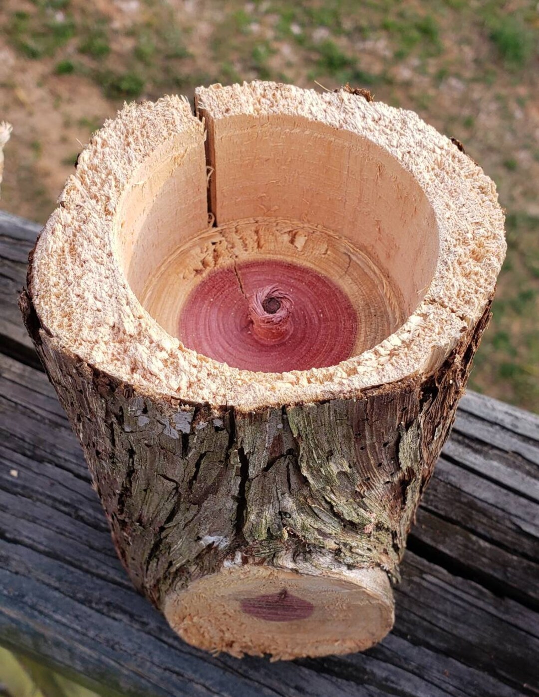 Reclaimed Log Planter or Pot for Succulent Repurposed Wood - Etsy