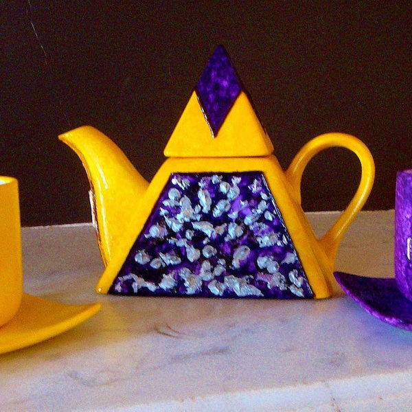 Pyramid Teapot - Etsy