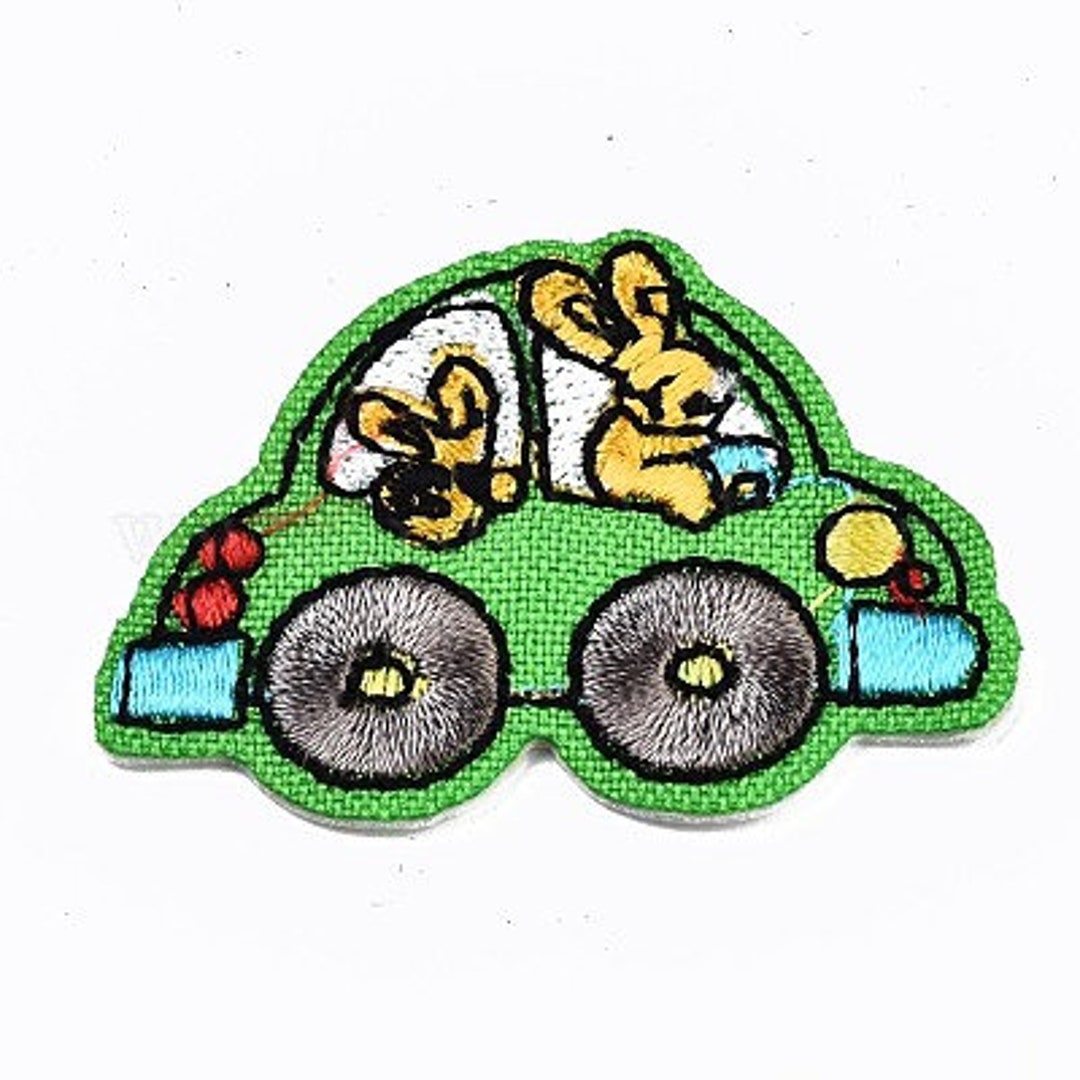 Car Appliques, Computerized Embroidery Cloth Iron On/sew on Patches ...