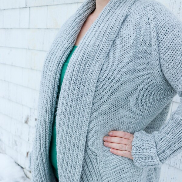Worsted Cardigan Pattern - Etsy