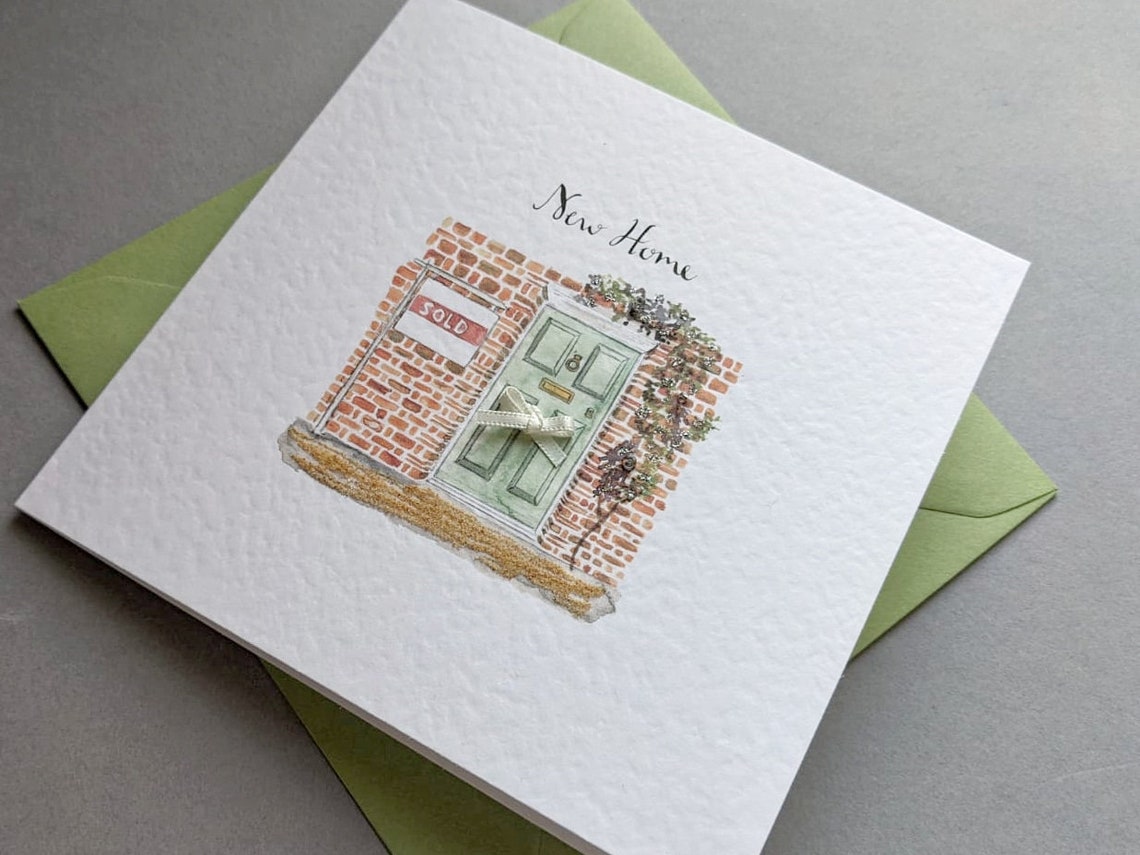 New Home Greetings Card - Etsy