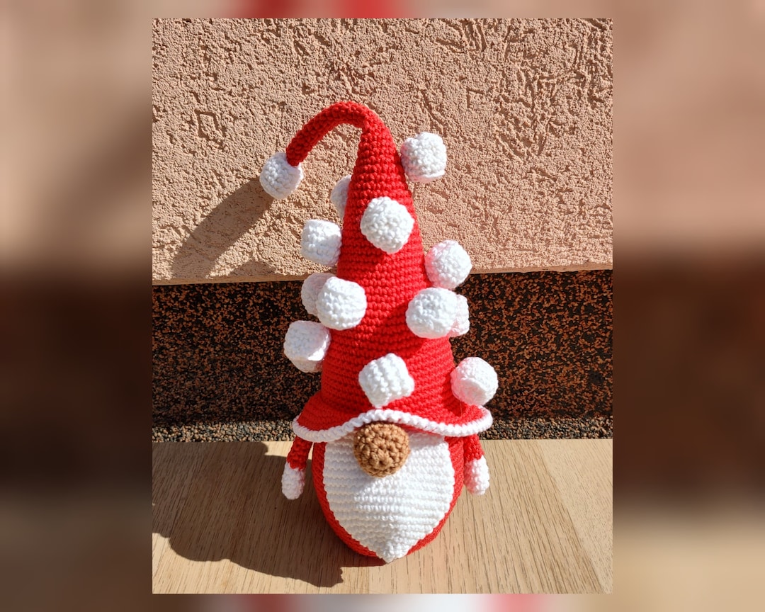 Crochet Gnome Pattern, Amigurumi Gnome Crochet Pattern, Gnome Toy ...