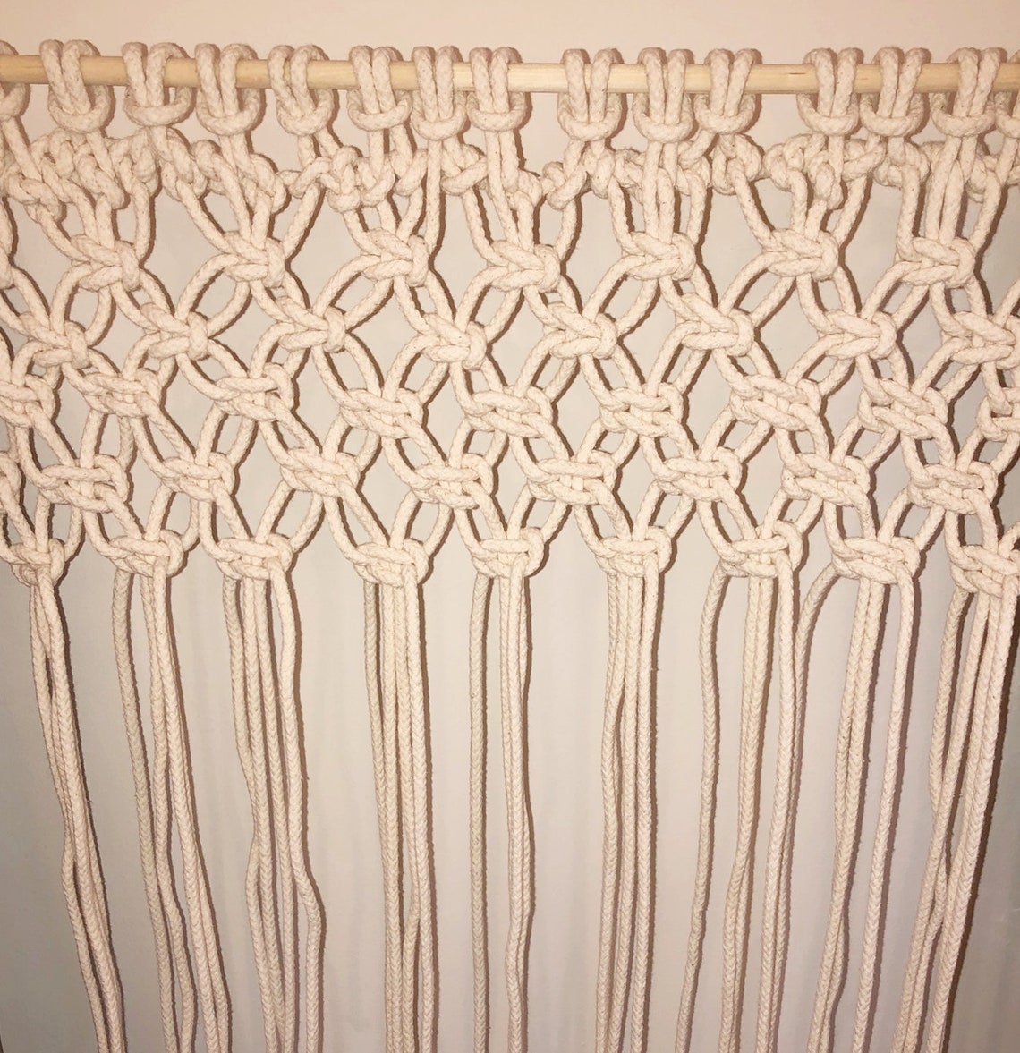 Rustic Nautical Beach Macrame Valance or Wall Hanging Bohemian - Etsy