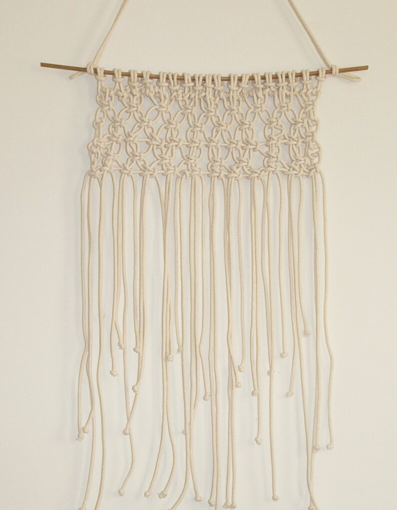 Rustic Nautical Beach Macrame Valance or Wall Hanging Bohemian - Etsy