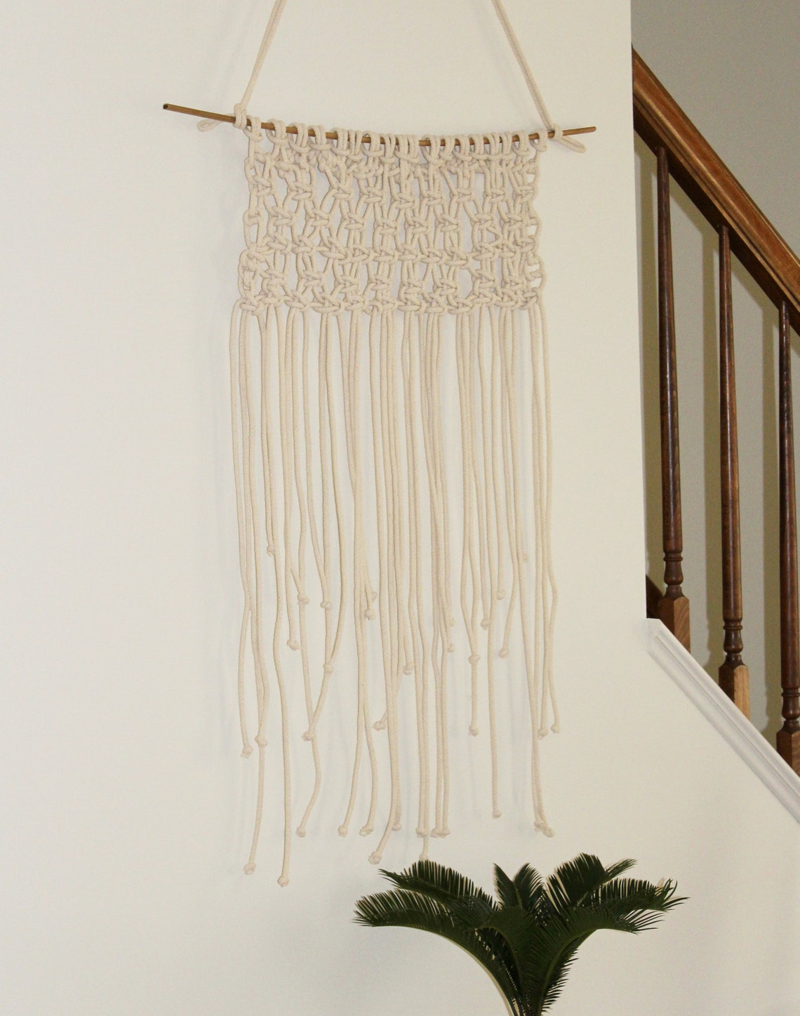 Rustic Nautical Beach Macrame Valance or Wall Hanging Bohemian - Etsy