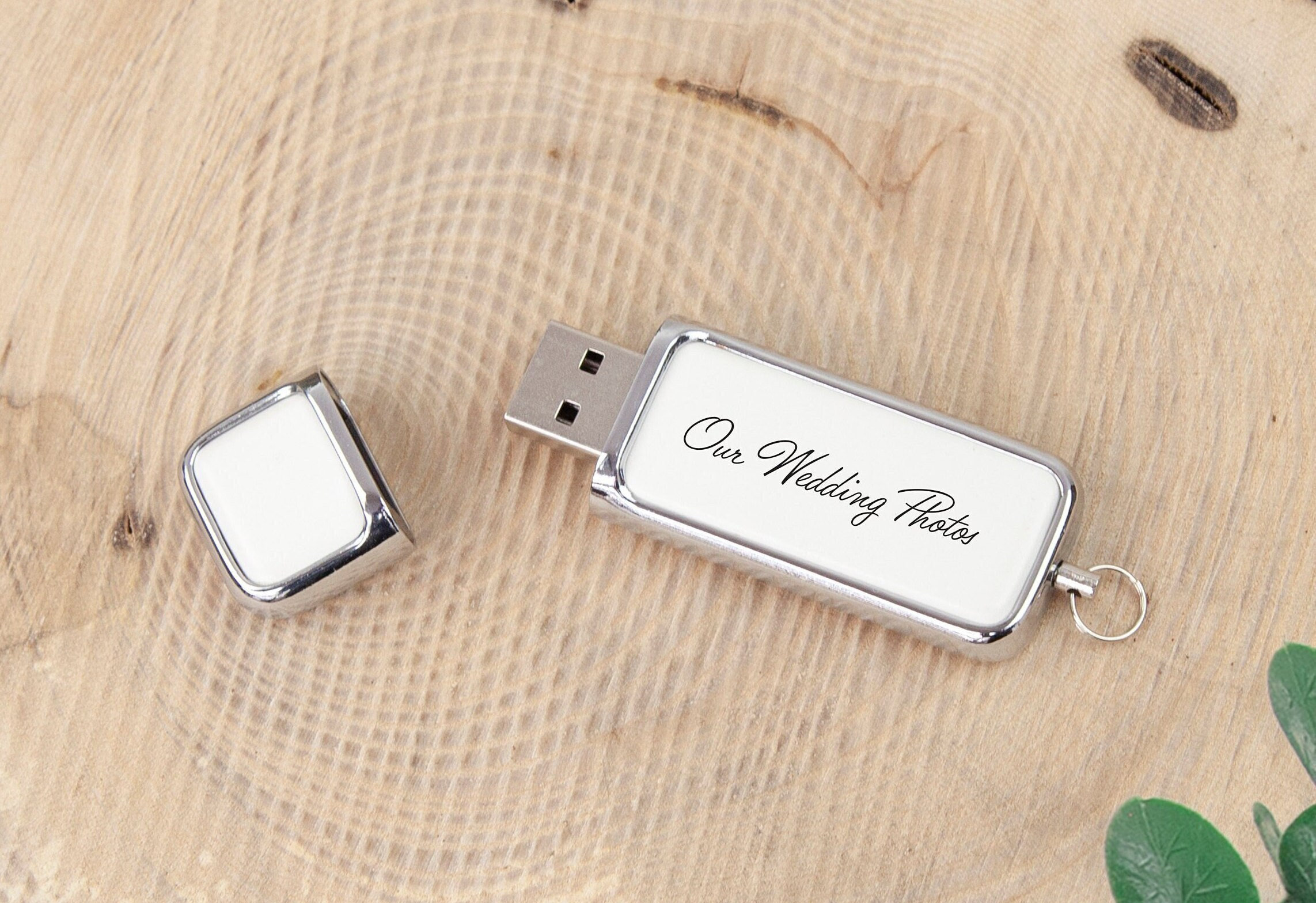 Personalised Faux Leather USB USB3.0 8gb/16gb/32gb Wedding Photography ...