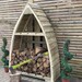 New!!! Gothic Arched/boat - Shaped Log Store. DELIVERED FULLY ASSEMBLED ...