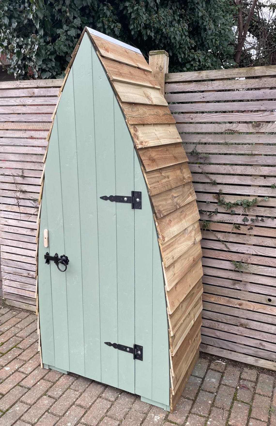 Slim Gothic Arched Log Store With Door-delivered Fully Assembled - Etsy UK
