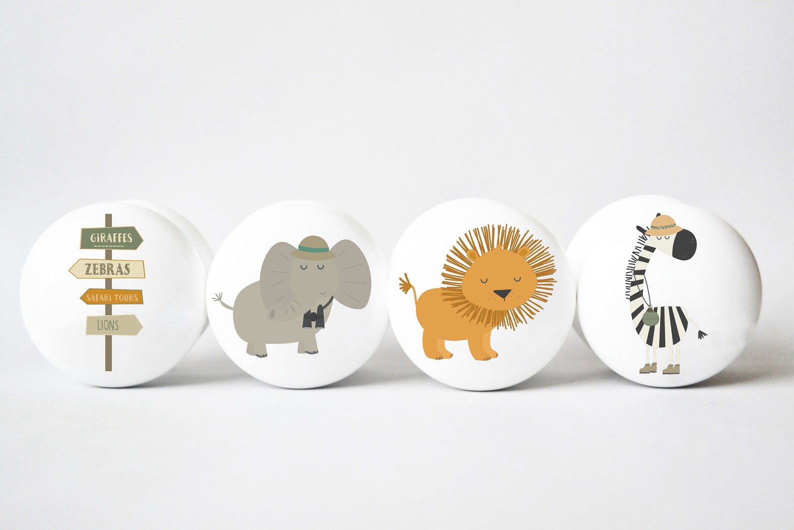 Drawer Knobs Safari Knobs Animal Knobs Door Knobs Drawer - Etsy UK