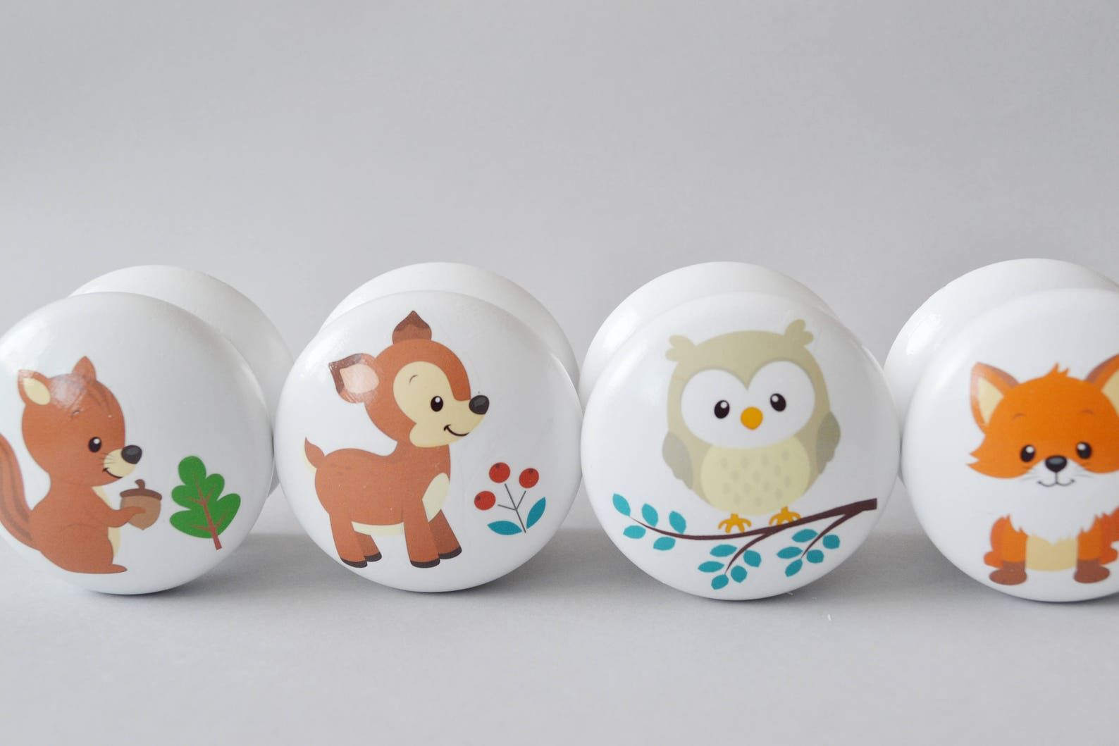 Forest Animals Drawer Knobs Drawer Pulls Dresser Pulls - Etsy