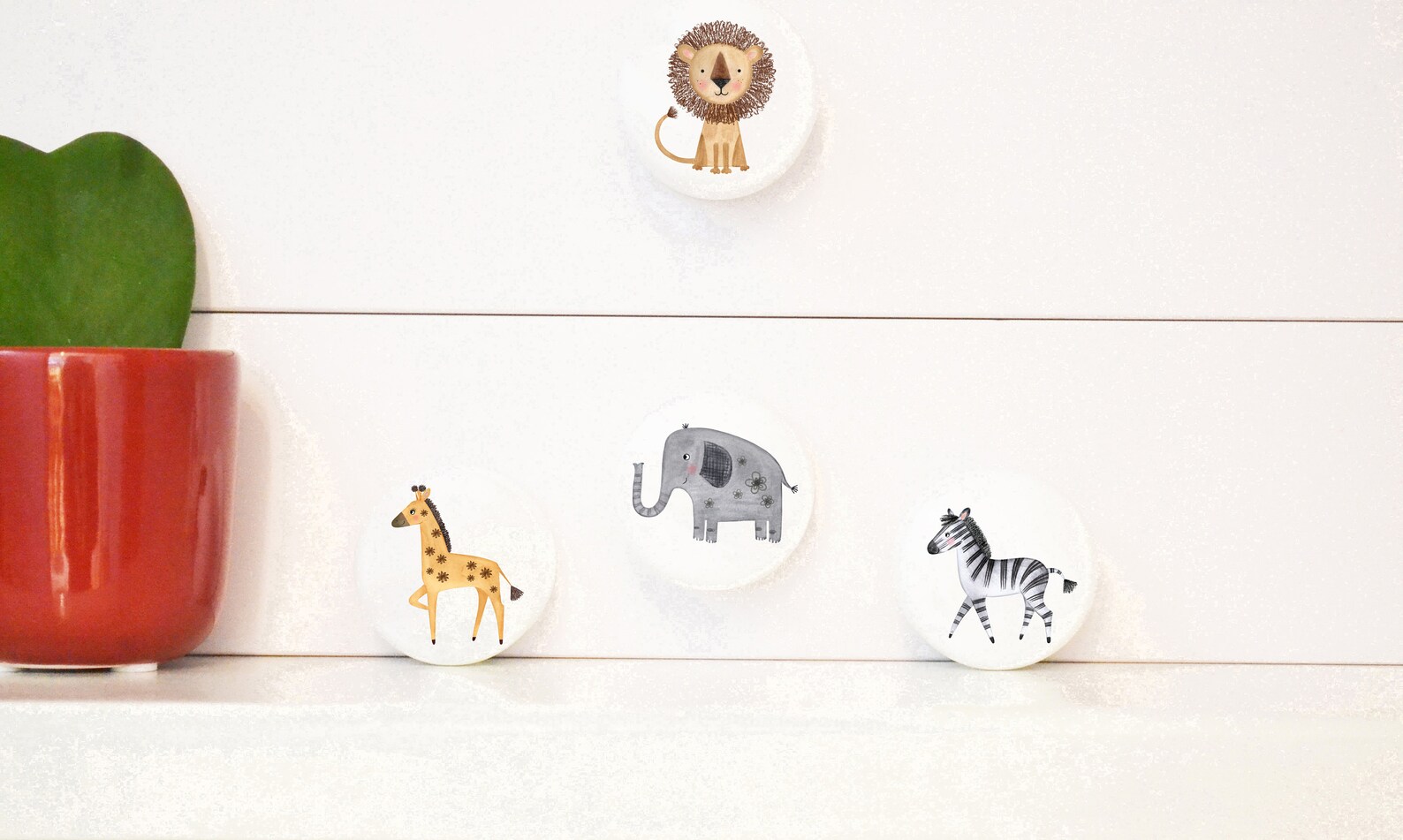 Jungle Animals Drawer Knobs Drawer Knobs Furniture Knobs | Etsy UK