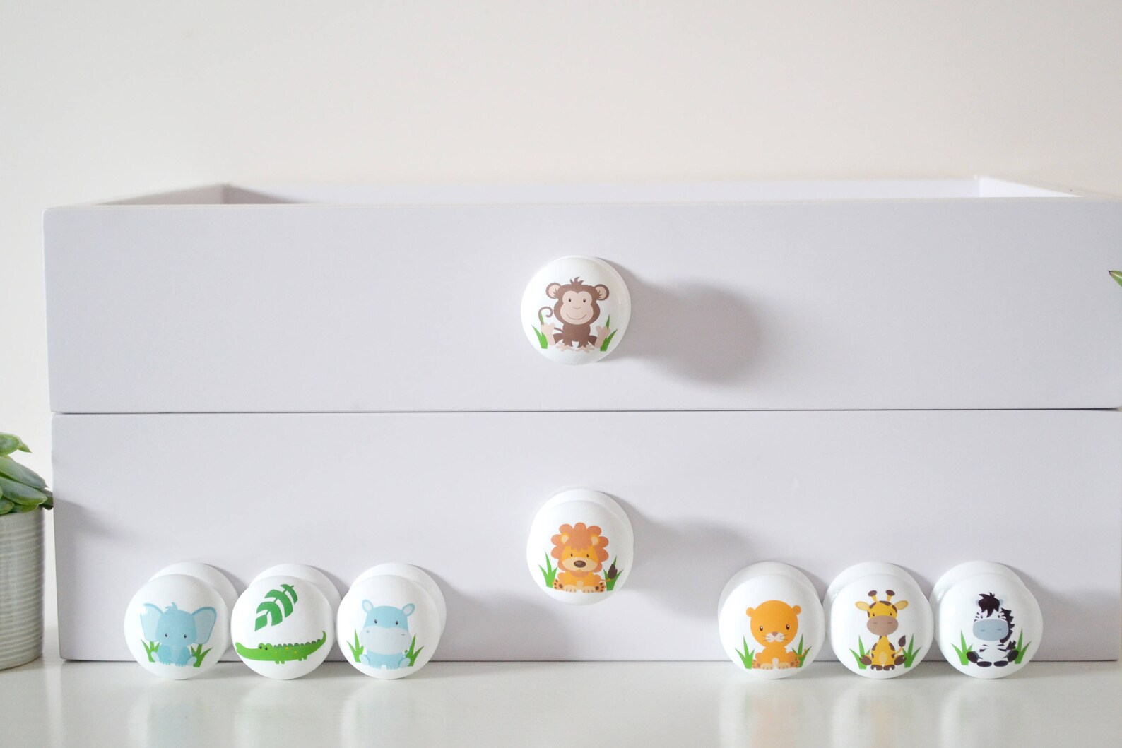 Jungle Animals Drawer Knobs Drawer Pulls Dresser Pulls | Etsy UK