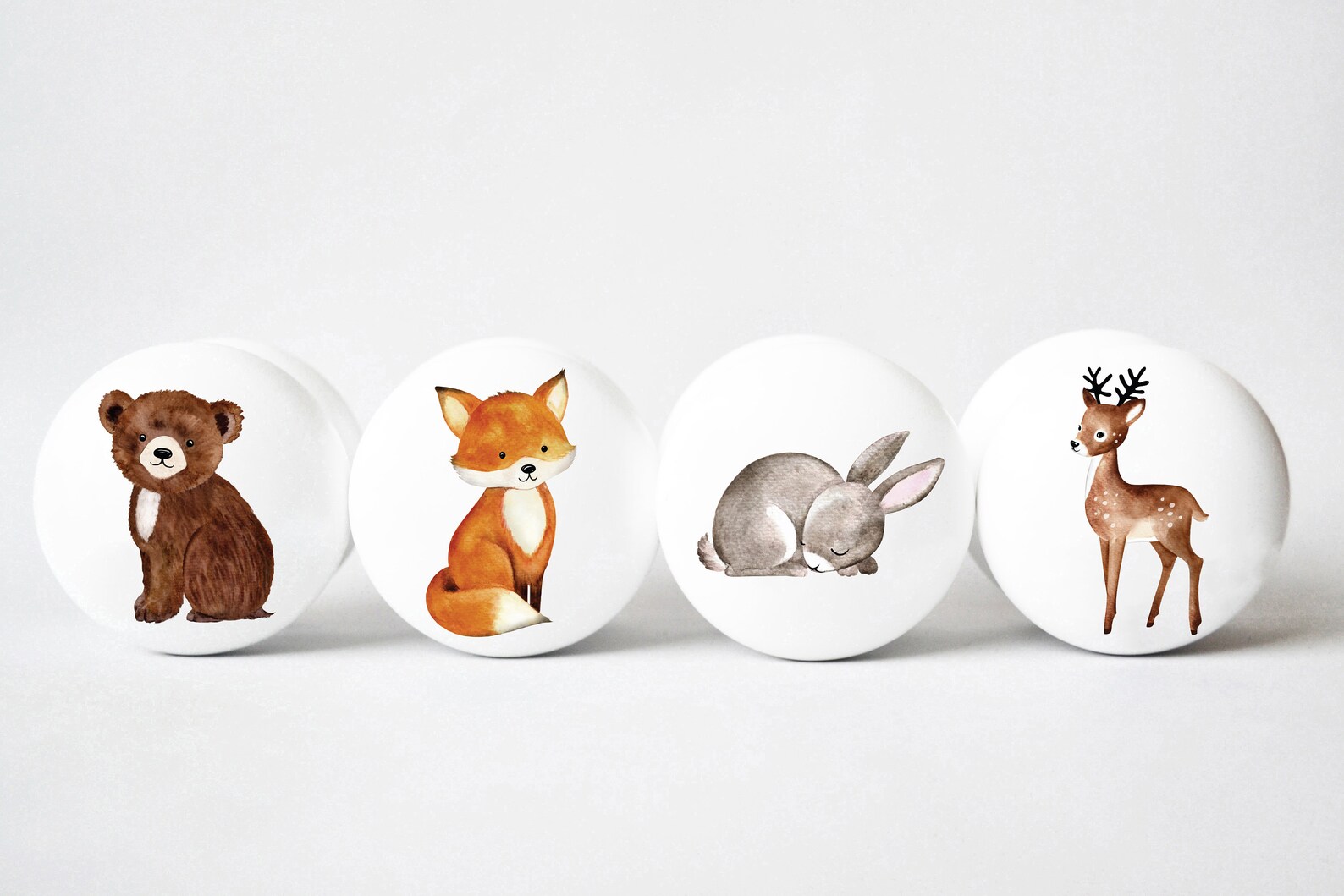 Drawer Knobs Woodand Animals Forest Animals Woodland - Etsy