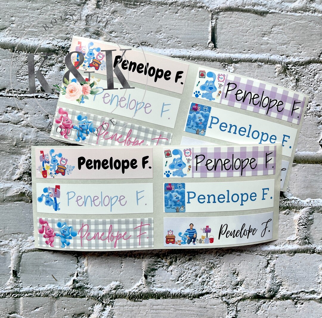 Blues Clues Waterproof Stickers Kids Stickers Personalized Stickers ...