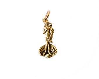 Gold-tone Pewter Charm of the Venus De Milo Sculpture - Etsy