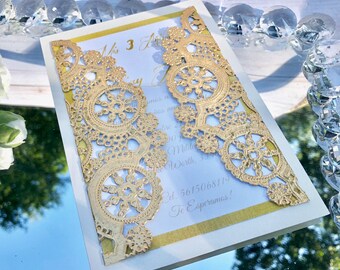 Doily Invitation - Etsy