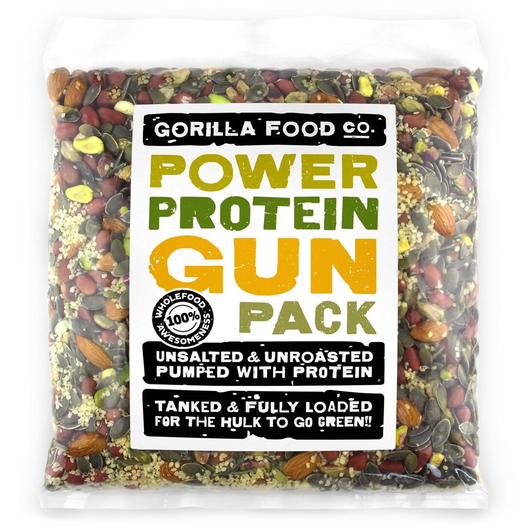 Gorilla Food Co. Power Protein Gun Pack Mixed Nuts & Seeds (high ...
