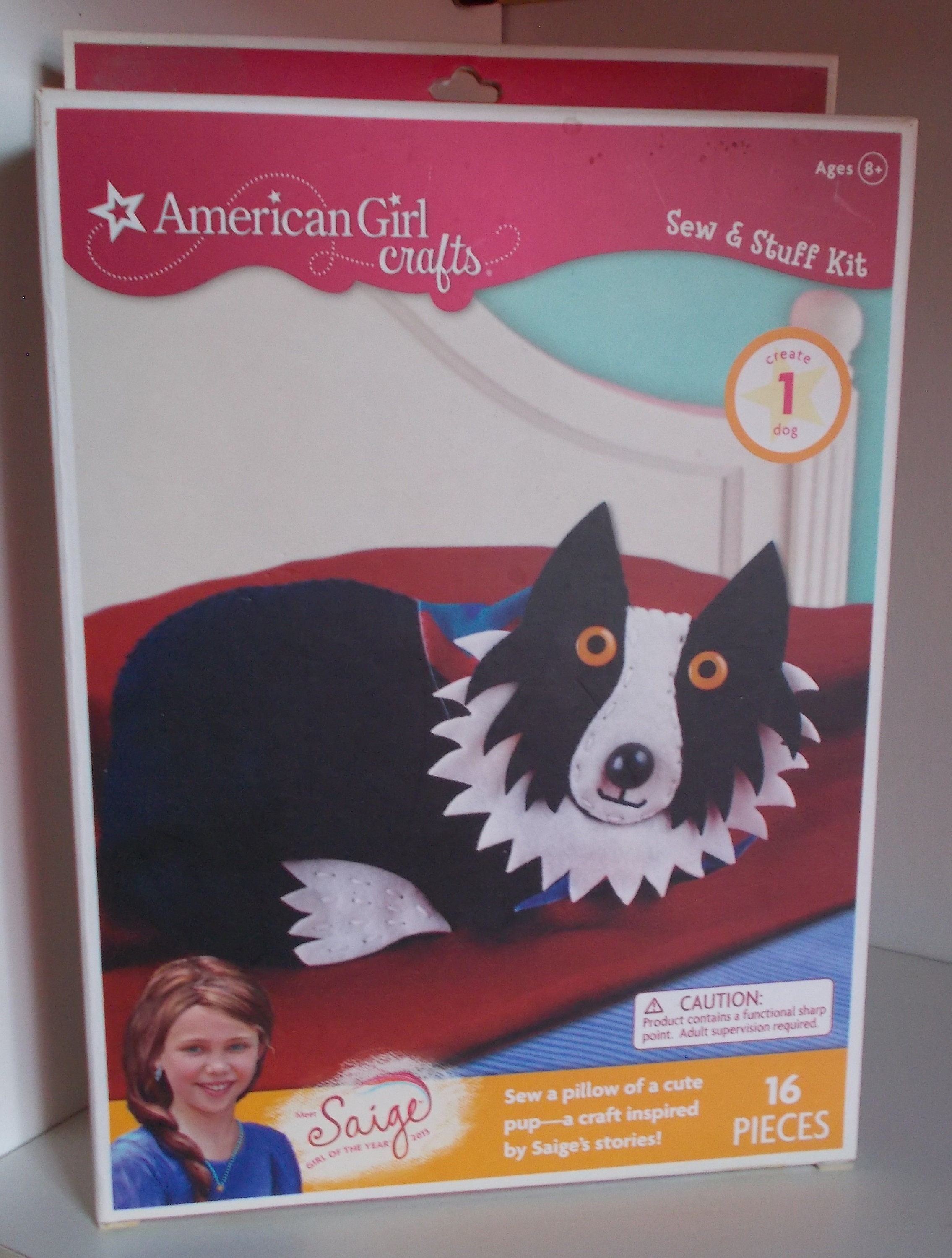 American Girl Crafts Dog Sew and Stuff Kit, 2013 Girl of the Year Saige ...