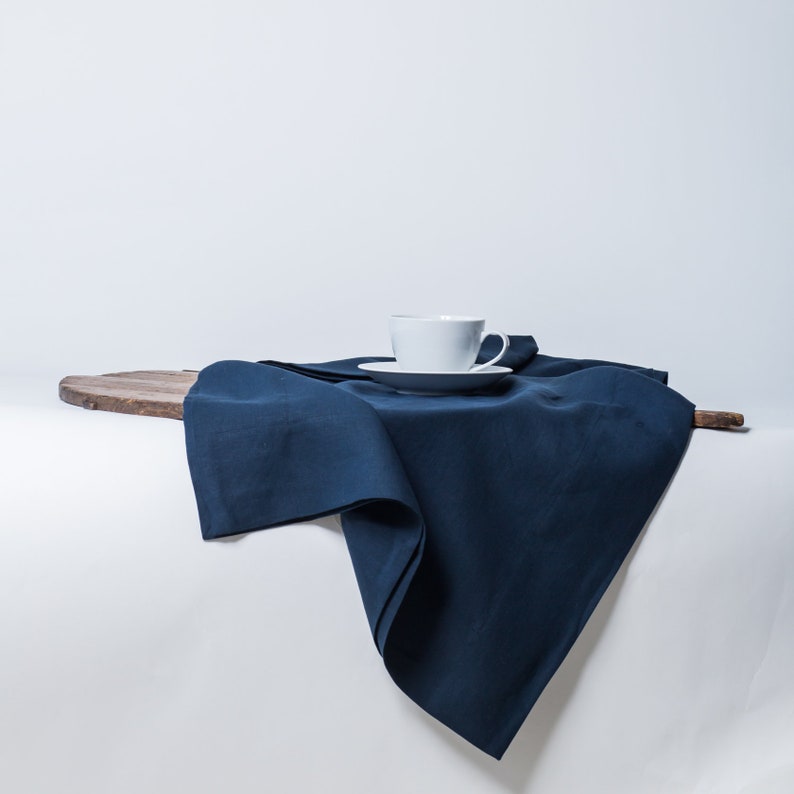 European Flax Linen Table Runner: Softened, Various Colors - Etsy