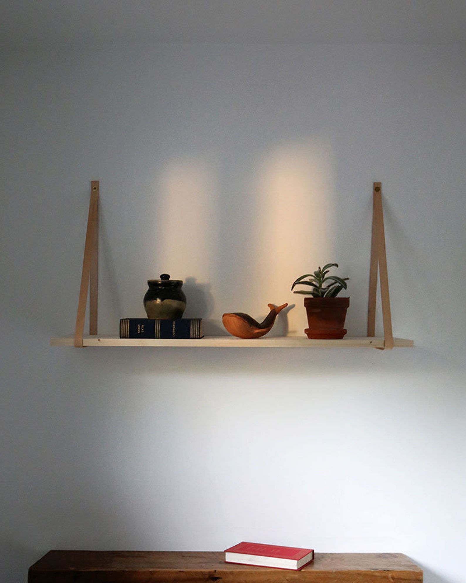 Leather Shelf Straps - Etsy