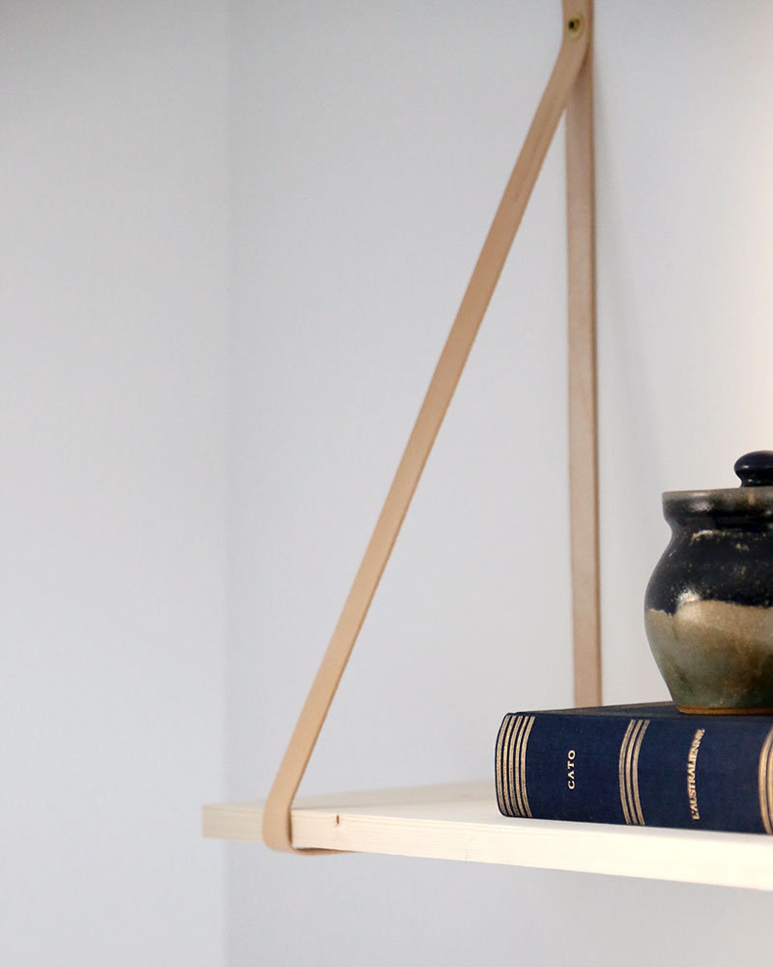 Leather Shelf Straps - Etsy