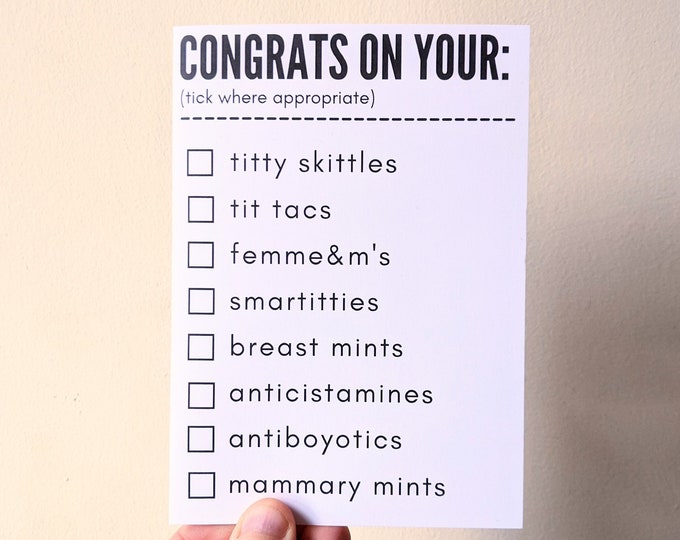 Funny Transition Greeting Card Funny Trans Card LGBT Design Estrogen ...