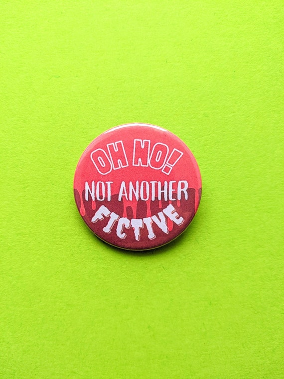 Memes Plural Not Another Fictive Badge Funny Plural Badge Plural