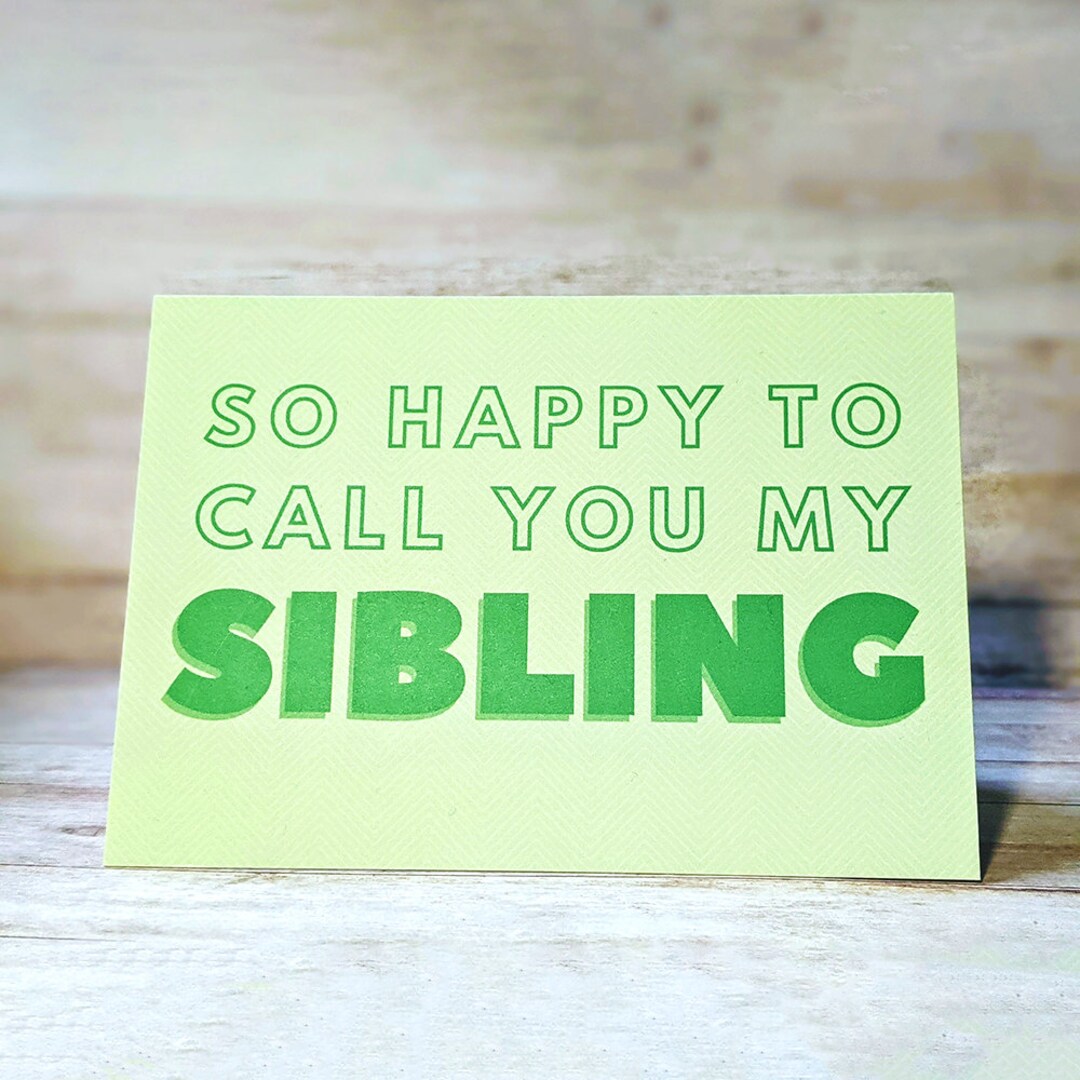 Happy Non Binary Sibling Card: LGBT Greeting Card - Etsy