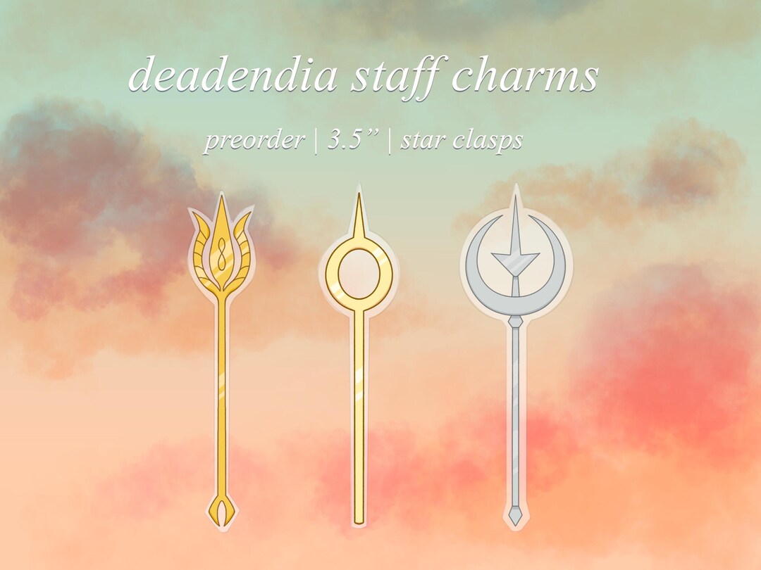 PREORDER Deadendia / Dead End : Paranormal Park Staff Charms - Etsy
