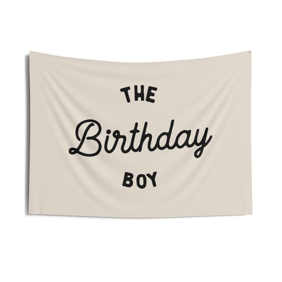 The Birthday Boy Wall Tapestries - Etsy