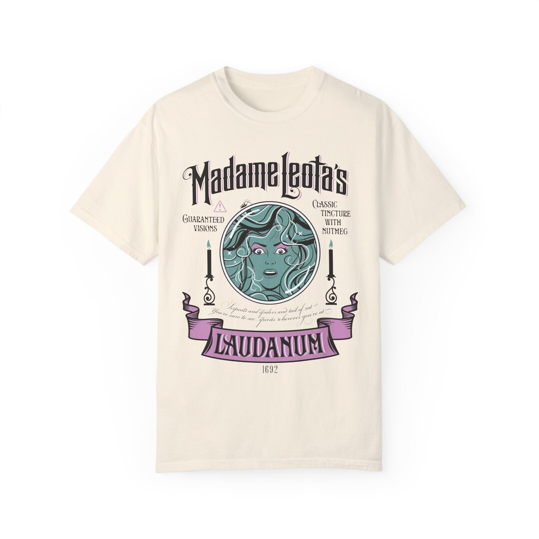 Madame Leota's Laudanum Teal Comfort Colors Unisex Garment-dyed T-shirt ...