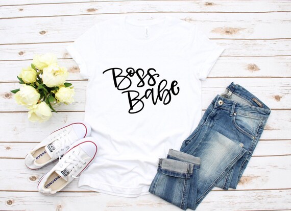 Boss Babe rose Gold Foil | Etsy