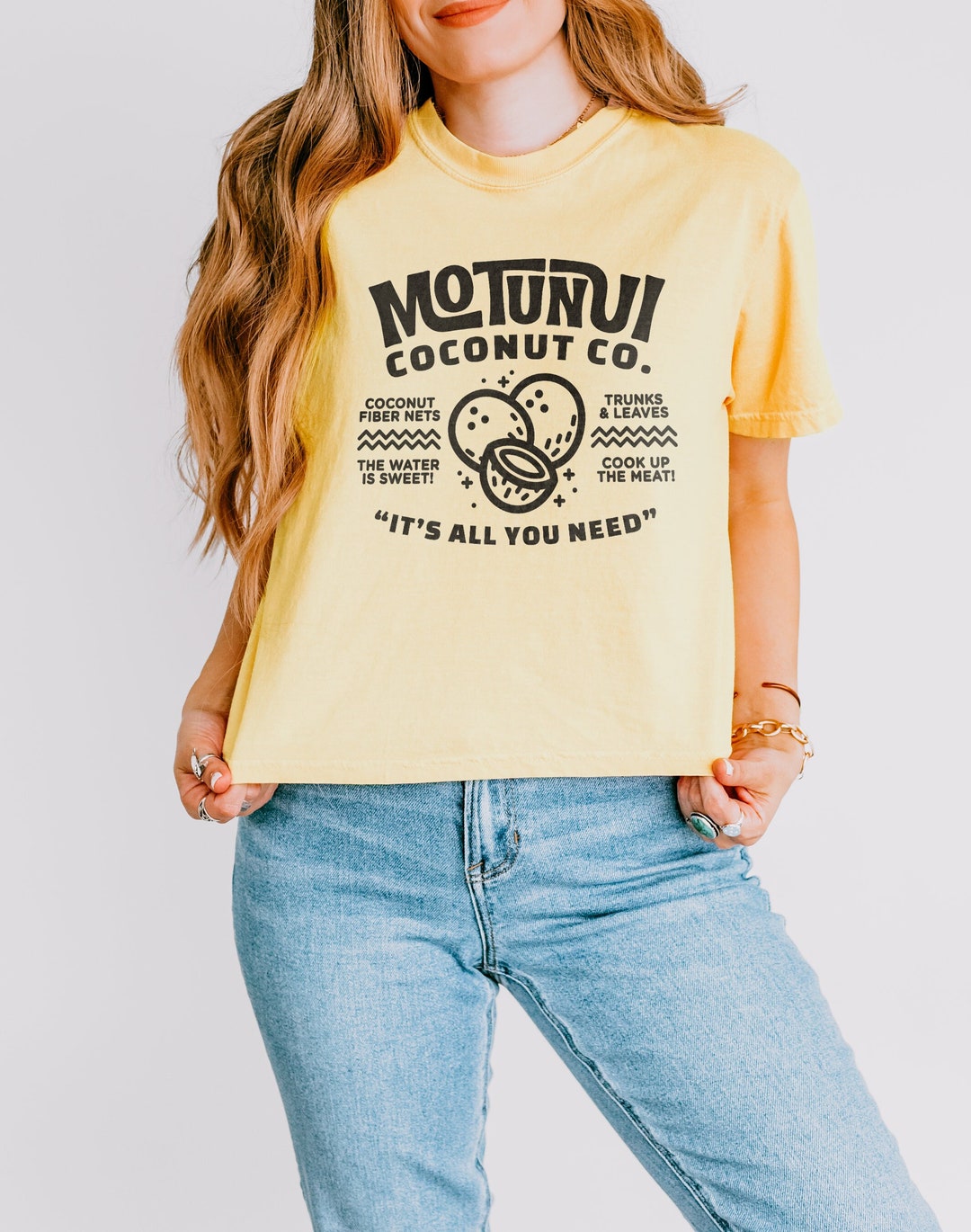 Motunui Coconut Company Comfort Colors Women's Boxy Tee - Etsy